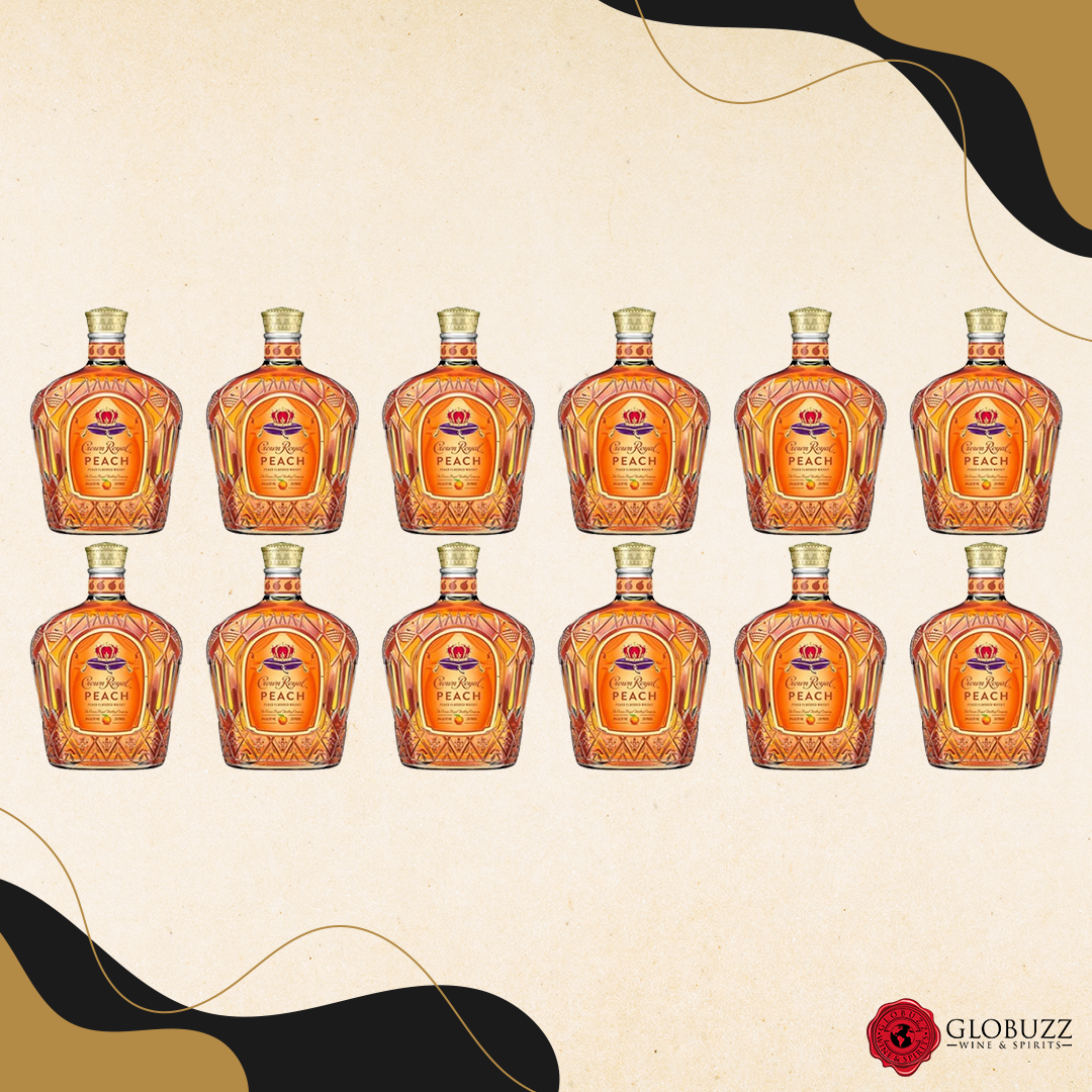 Crown Royal Peach Whisky 12 Pack Bundle 750Ml – Globuzz