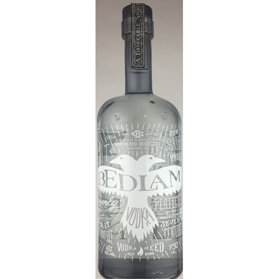 Bedlam Straight Vodka 750ml – Globuzz