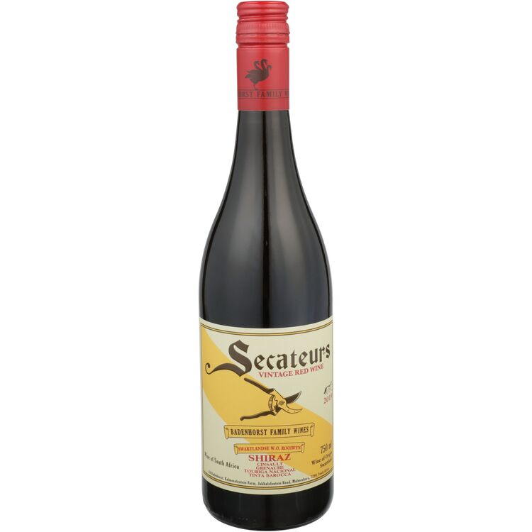 A.A. Badenhorst Family Wines Red Blend Secateurs Coastal Region 2019 7 ...