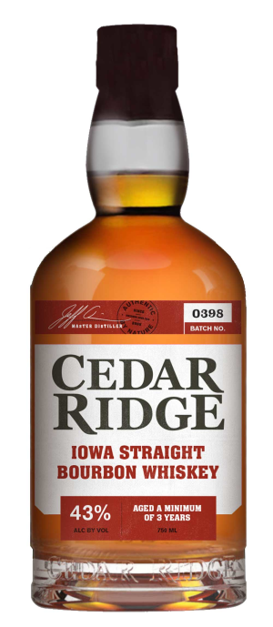 Cedar Ridge Iowa Strght Bourbon 750 ml – Globuzz